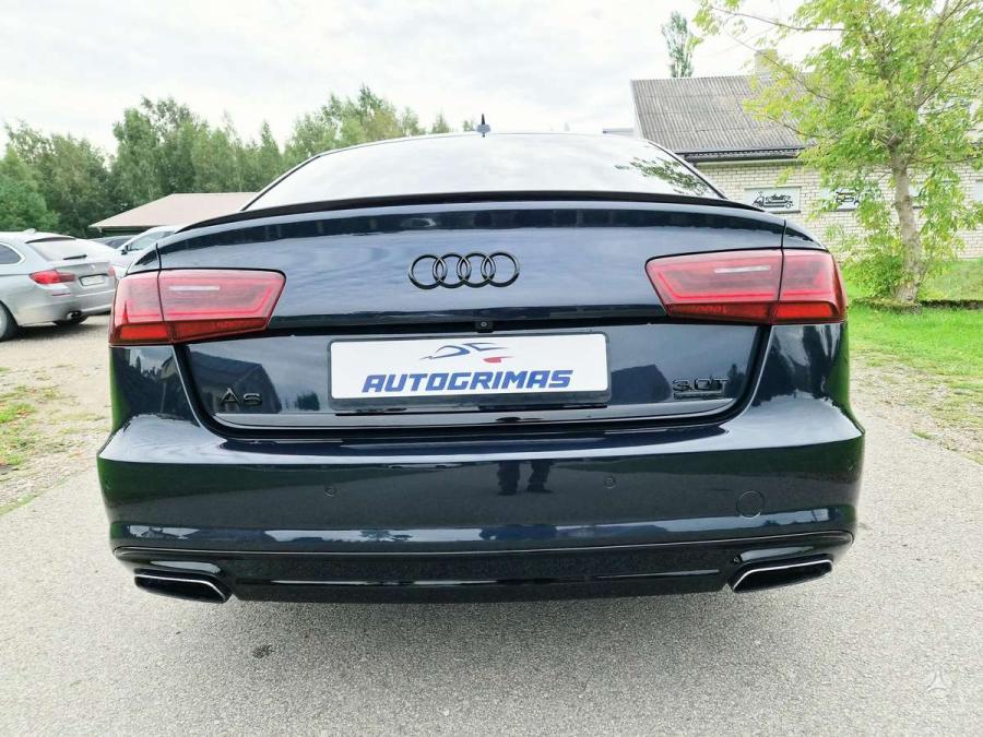 Blue Audi A6 2017 in Siauliai, with an engine capacity of 3.00 L and mileage of 119 thousand km for 15900 €, photo 6 on AUTOMOTO.COM.LV