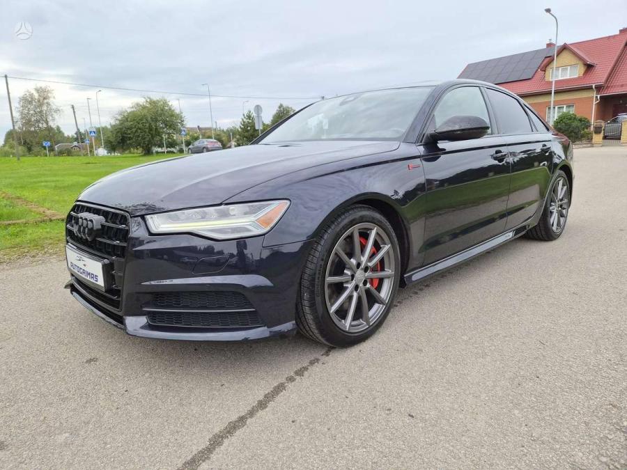 Blue Audi A6 2017 in Siauliai, with an engine capacity of 3.00 L and mileage of 119 thousand km for 15900 €, photo 9 on AUTOMOTO.COM.LV