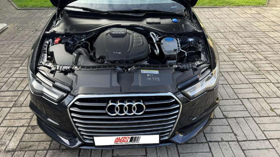 Blue Audi A6 2018 in Marijampole, with an engine capacity of 2.00 L and mileage of 93 thousand km for 15850 €, photo 32 on AUTOMOTO.COM.LV