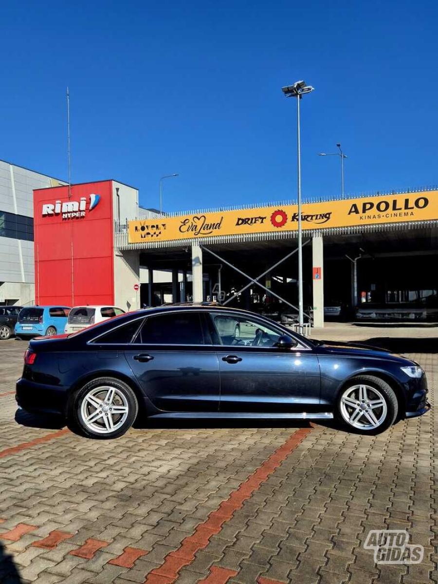 Blue Audi A6 2018 in Vilnius, with an engine capacity of 2.00 L and mileage of 67 thousand km for 19444 €, photo 5 on AUTOMOTO.COM.LV