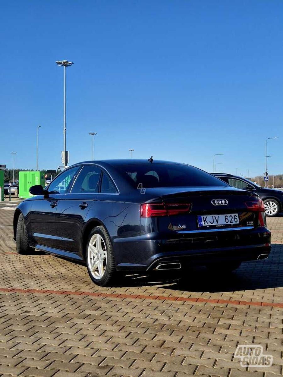 Blue Audi A6 2018 in Vilnius, with an engine capacity of 2.00 L and mileage of 67 thousand km for 19444 €, photo 7 on AUTOMOTO.COM.LV