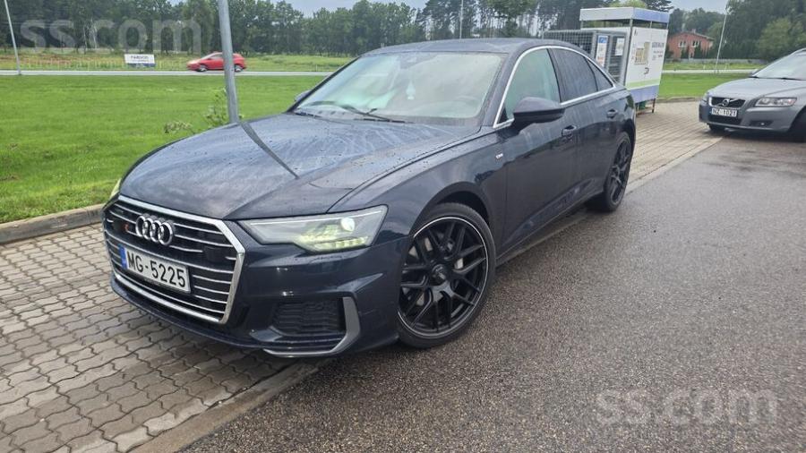 Zils Audi A6 2018 Rīga, ar dzinēja tilpumu 3.00 L un nobraukumu 106 tūkst. km par 27900 €, foto 1 vietnē AUTOMOTO.COM.LV