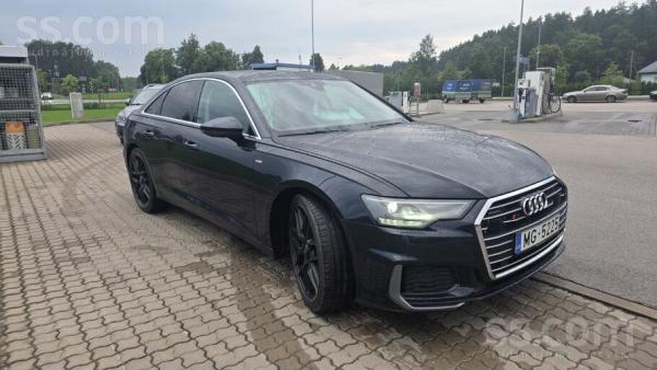 Blue Audi A6 2018 in Riga, with an engine capacity of 3.00 L and mileage of 106 thousand km for 27900 €, photo 2 on AUTOMOTO.COM.LV