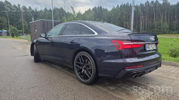Blue Audi A6 2018 in Riga, with an engine capacity of 3.00 L and mileage of 106 thousand km for 27900 €, photo 7 on AUTOMOTO.COM.LV