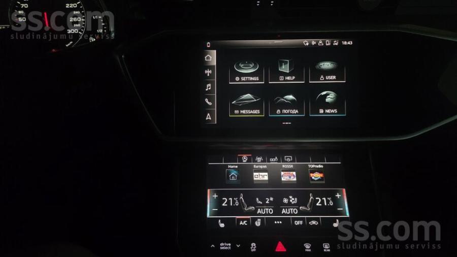 Zils Audi A6 2018 Rīga, ar dzinēja tilpumu 3.00 L un nobraukumu 106 tūkst. km par 27900 €, foto 21 vietnē AUTOMOTO.COM.LV