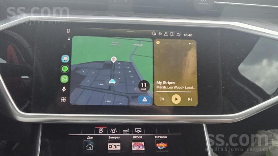 Zils Audi A6 2018 Rīga, ar dzinēja tilpumu 3.00 L un nobraukumu 106 tūkst. km par 27900 €, foto 25 vietnē AUTOMOTO.COM.LV