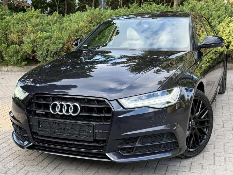 Blue Audi A6 2018 in Prienai, with an engine capacity of 2.00 L and mileage of 265 thousand km for 14900 €, photo 4 on AUTOMOTO.COM.LV
