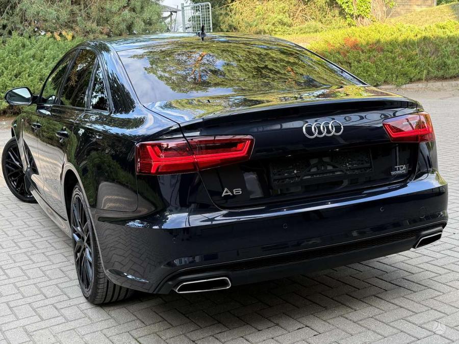Blue Audi A6 2018 in Prienai, with an engine capacity of 2.00 L and mileage of 265 thousand km for 14900 €, photo 14 on AUTOMOTO.COM.LV