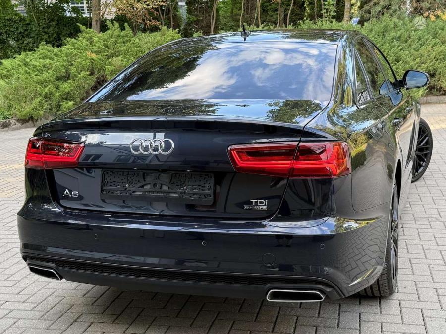 Blue Audi A6 2018 in Prienai, with an engine capacity of 2.00 L and mileage of 265 thousand km for 14900 €, photo 16 on AUTOMOTO.COM.LV