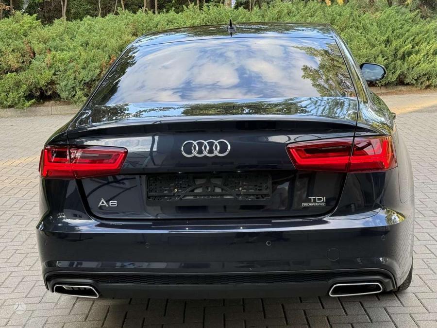 Blue Audi A6 2018 in Prienai, with an engine capacity of 2.00 L and mileage of 265 thousand km for 14900 €, photo 18 on AUTOMOTO.COM.LV