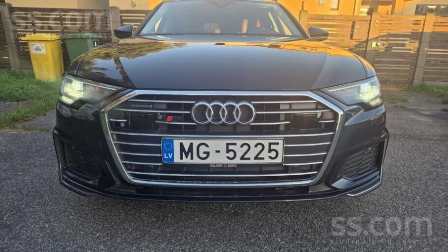 Blue Audi A6 2018 in Riga, with an engine capacity of 3.00 L and mileage of 108 thousand km for 24900 €, photo 3 on AUTOMOTO.COM.LV