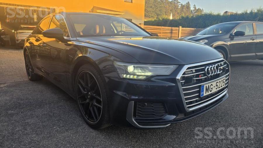 Blue Audi A6 2018 in Riga, with an engine capacity of 3.00 L and mileage of 108 thousand km for 24900 €, photo 4 on AUTOMOTO.COM.LV