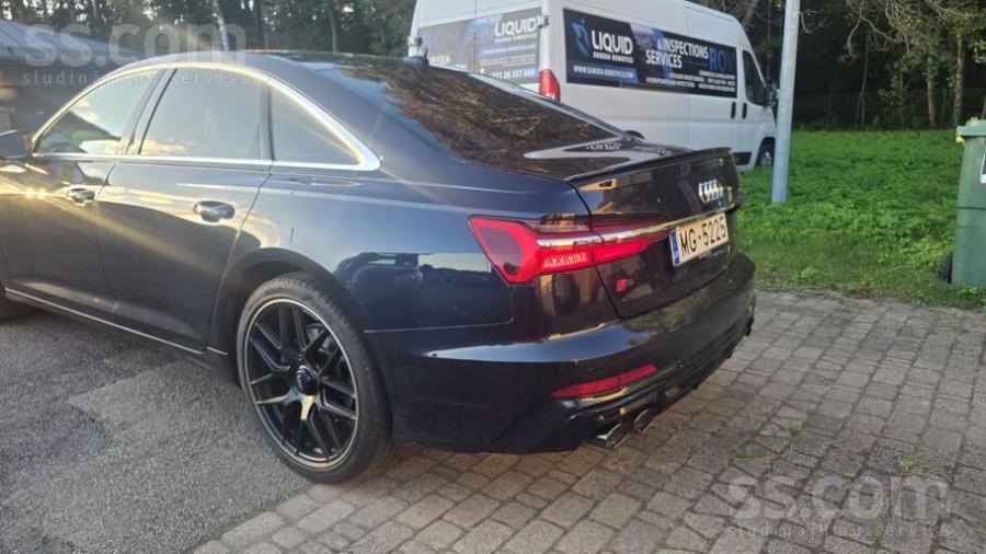 Blue Audi A6 2018 in Riga, with an engine capacity of 3.00 L and mileage of 108 thousand km for 24900 €, photo 6 on AUTOMOTO.COM.LV