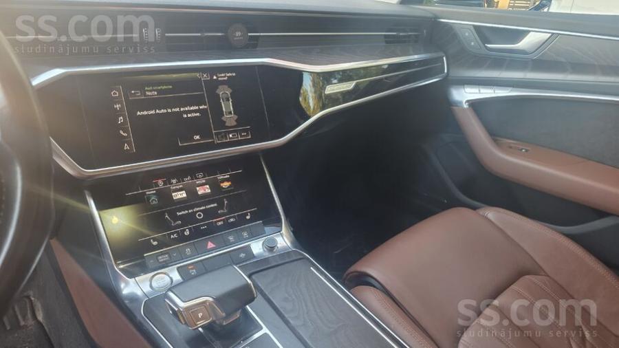 Blue Audi A6 2018 in Riga, with an engine capacity of 3.00 L and mileage of 108 thousand km for 24900 €, photo 13 on AUTOMOTO.COM.LV