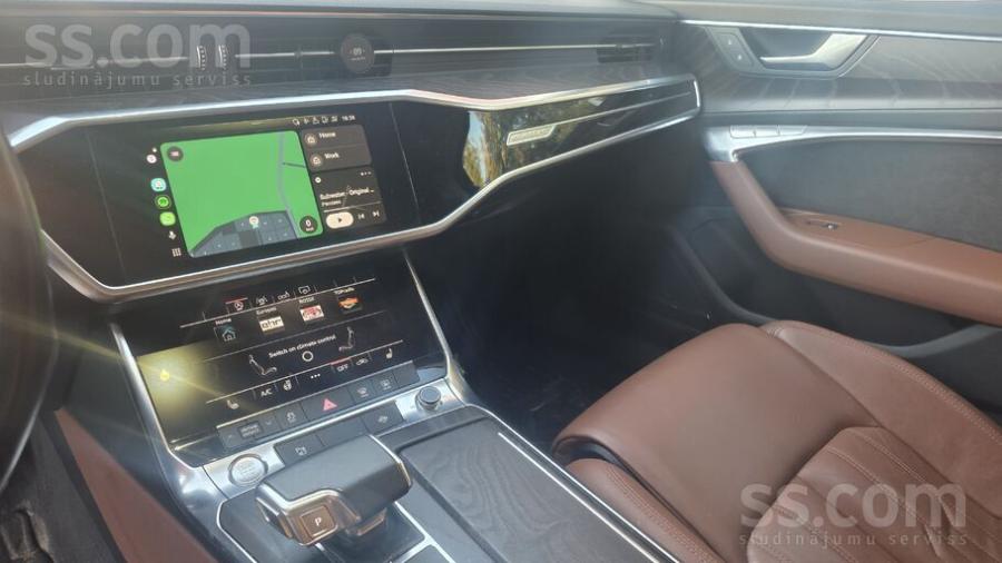 Blue Audi A6 2018 in Riga, with an engine capacity of 3.00 L and mileage of 108 thousand km for 24900 €, photo 14 on AUTOMOTO.COM.LV
