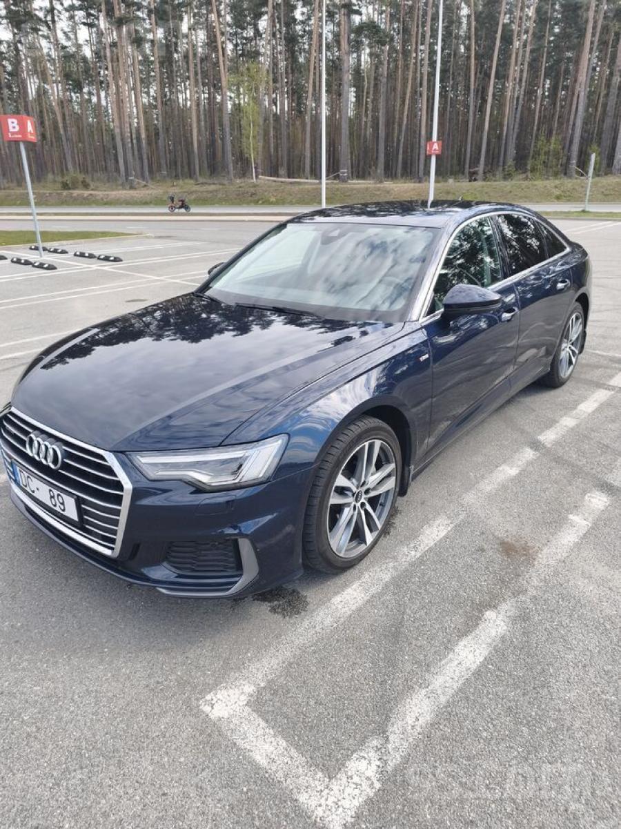 Blue Audi A6 2021 in Riga, with an engine capacity of 2.00 L and mileage of 171 thousand km for 26990 €, photo 4 on AUTOMOTO.COM.LV
