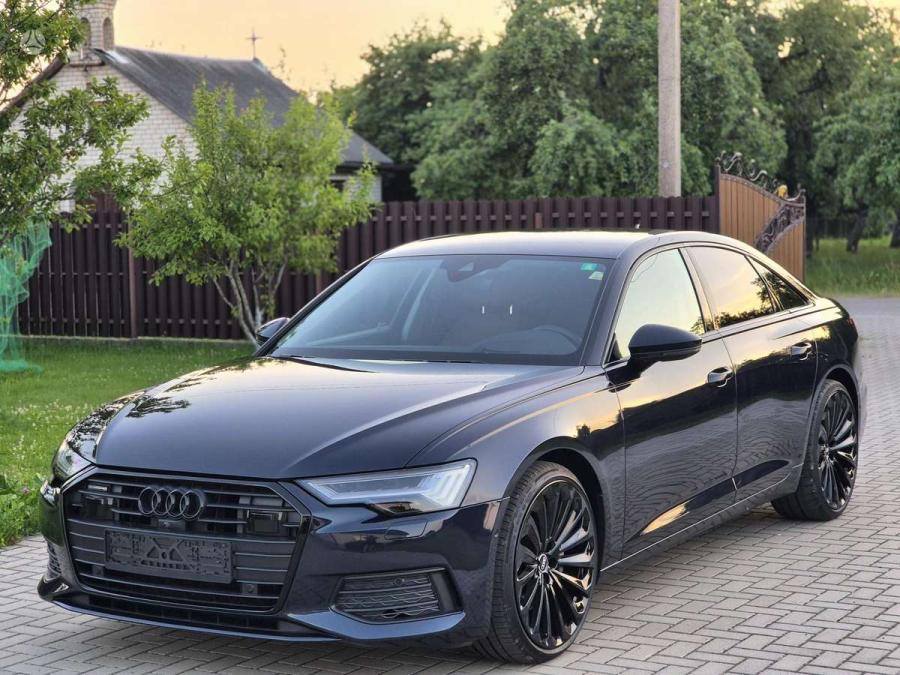 Zils Audi A6 2021 Viļņa, ar dzinēja tilpumu 3.00 L un nobraukumu 156 tūkst. km par 26950 €, foto 1 vietnē AUTOMOTO.COM.LV