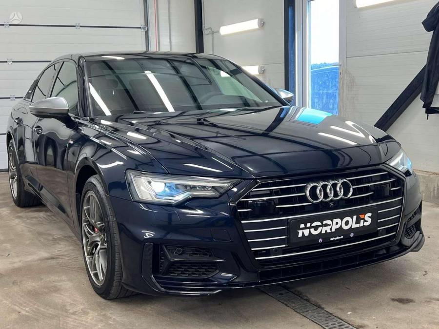 Zils Audi A6 2021 Viļņa, ar dzinēja tilpumu 1.98 L un nobraukumu 85 tūkst. km par 27500 €, foto 1 vietnē AUTOMOTO.COM.LV