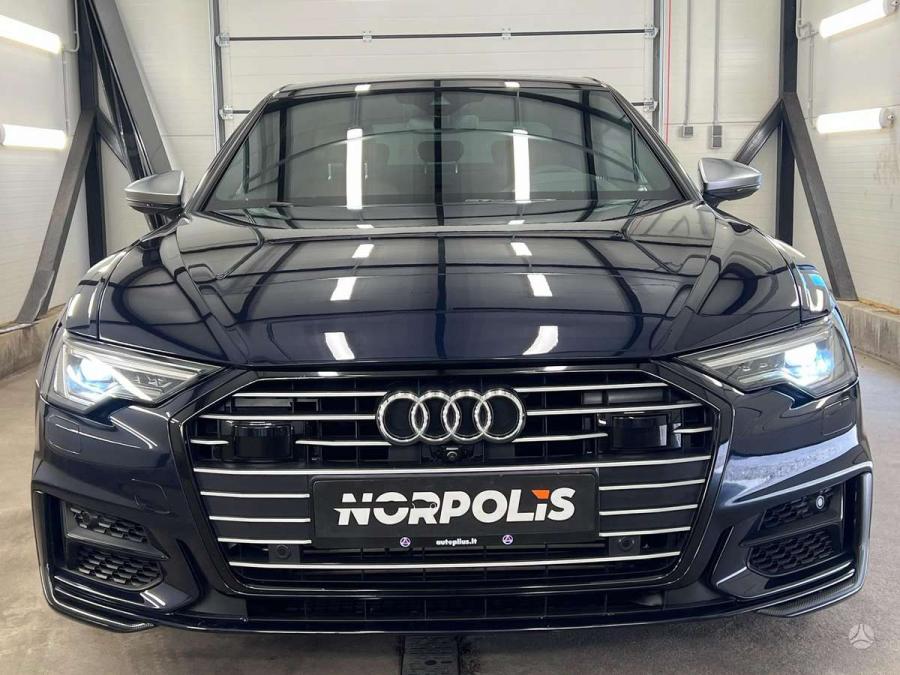 Zils Audi A6 2021 Viļņa, ar dzinēja tilpumu 1.98 L un nobraukumu 85 tūkst. km par 27500 €, foto 3 vietnē AUTOMOTO.COM.LV