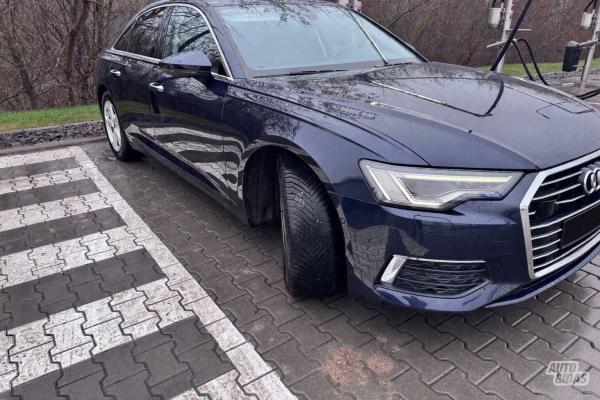 Blue Audi A6 2022 in Panevezys, with an engine capacity of 2.00 L and mileage of 87 thousand km for 34600 €, photo 1 on AUTOMOTO.COM.LV