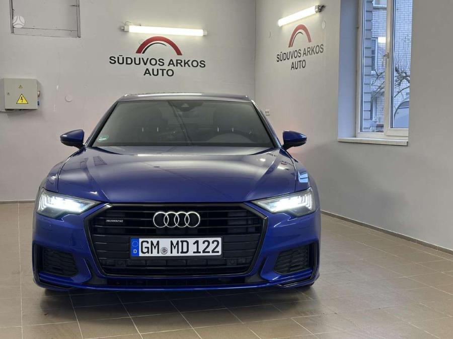 Zils Audi A6 2022 Marijampole, ar dzinēja tilpumu 3.00 L un nobraukumu 194 tūkst. km par 24950 €, foto 1 vietnē AUTOMOTO.COM.LV