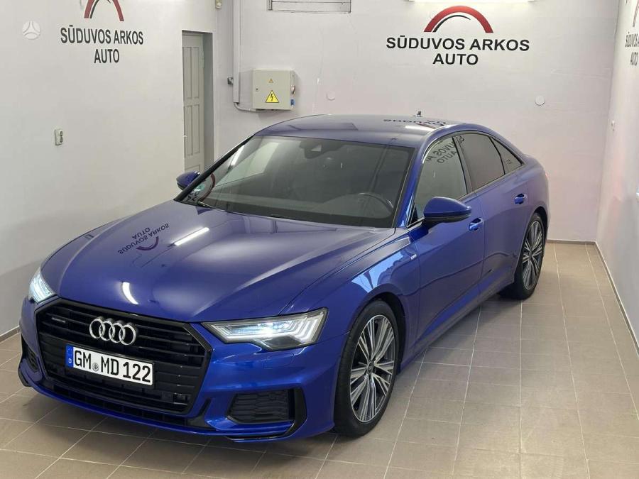 Zils Audi A6 2022 Marijampole, ar dzinēja tilpumu 3.00 L un nobraukumu 194 tūkst. km par 24950 €, foto 3 vietnē AUTOMOTO.COM.LV