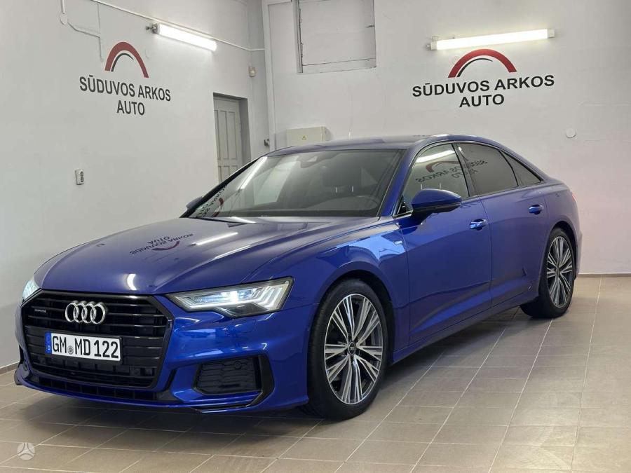 Zils Audi A6 2022 Marijampole, ar dzinēja tilpumu 3.00 L un nobraukumu 194 tūkst. km par 24950 €, foto 5 vietnē AUTOMOTO.COM.LV