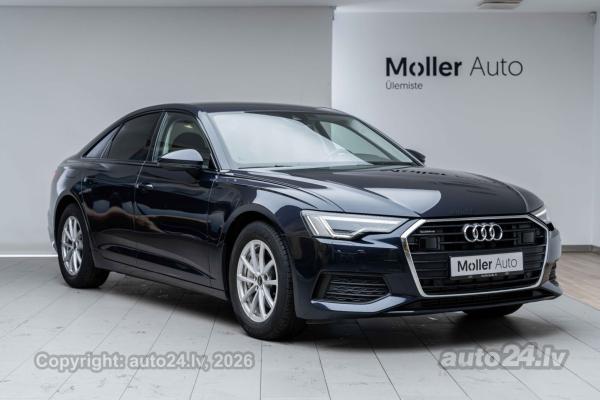 Blue Audi A6 2022 in Tallinn, with an engine capacity of 0.00 L and mileage of 112 thousand km for 31500 €, photo 3 on AUTOMOTO.COM.LV