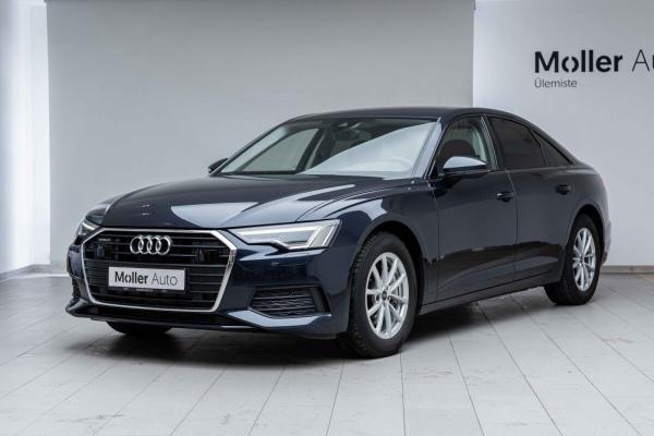 Blue Audi A6 2022 in Peetri, with an engine capacity of 2.00 L and mileage of 112 thousand km for 31000 €, photo 2 on AUTOMOTO.COM.LV