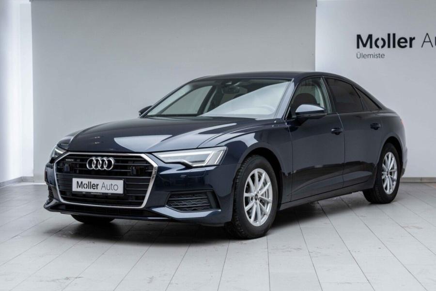 Blue Audi A6 2022 in Peetri, with an engine capacity of 2.00 L and mileage of 112 thousand km for 31000 €, photo 3 on AUTOMOTO.COM.LV