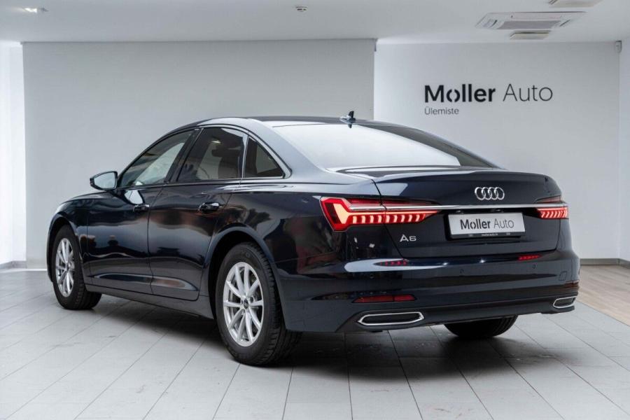 Blue Audi A6 2022 in Peetri, with an engine capacity of 2.00 L and mileage of 112 thousand km for 31000 €, photo 5 on AUTOMOTO.COM.LV