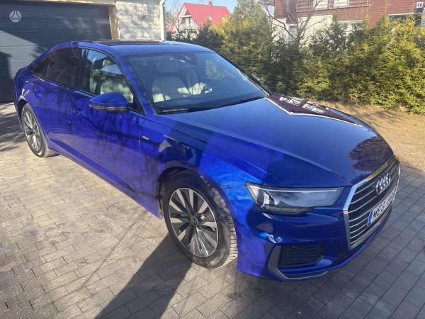 Zils Audi A6 2022 Viļņa, ar dzinēja tilpumu 1.97 L un nobraukumu 79 tūkst. km par 30900 €, foto 1 vietnē AUTOMOTO.COM.LV