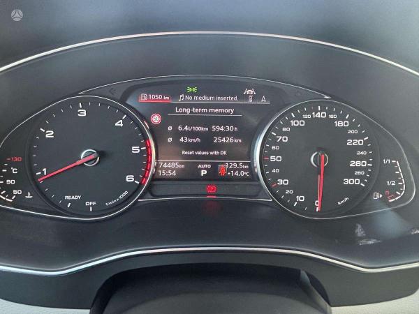 Blue Audi A6 2022 in Vilnius, with an engine capacity of 1.97 L and mileage of 79 thousand km for 30900 €, photo 6 on AUTOMOTO.COM.LV