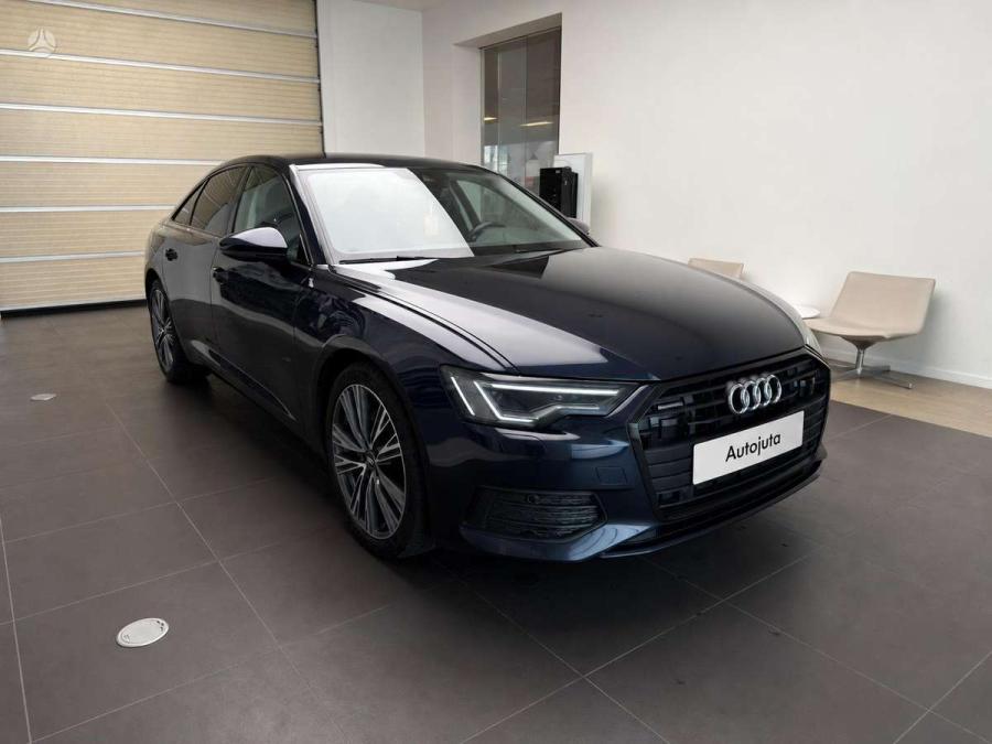 Blue Audi A6 2022 in Kaunas, with an engine capacity of 1.97 L and mileage of 70 thousand km for 38500 €, photo 3 on AUTOMOTO.COM.LV