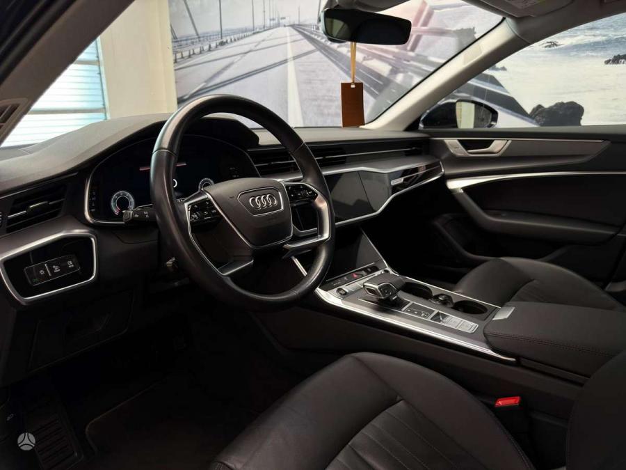 Blue Audi A6 2022 in Kaunas, with an engine capacity of 1.97 L and mileage of 70 thousand km for 38500 €, photo 9 on AUTOMOTO.COM.LV