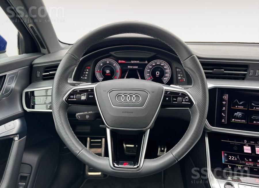Zils Audi A6 2023 Liepāja, ar dzinēja tilpumu 2.00 L un nobraukumu 26 tūkst. km par 45300 €, foto 12 vietnē AUTOMOTO.COM.LV