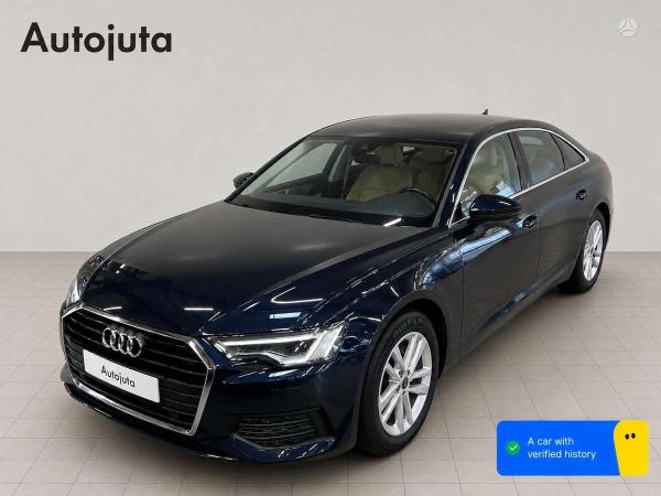 Zils Audi A6 2023 Kauņa, ar dzinēja tilpumu 1.97 L un nobraukumu 61 tūkst. km par 28800 €, foto 1 vietnē AUTOMOTO.COM.LV