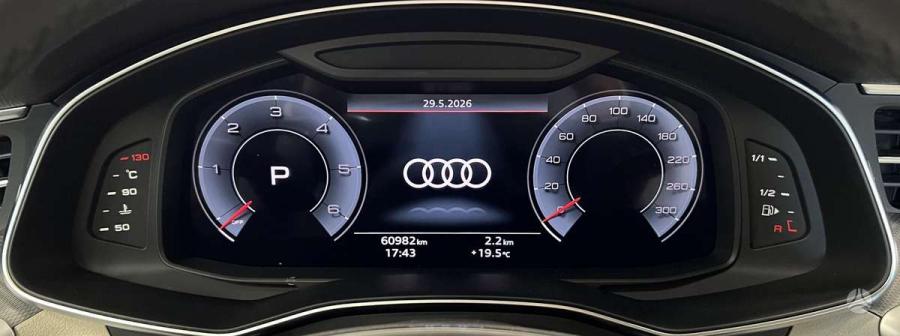 Zils Audi A6 2023 Kauņa, ar dzinēja tilpumu 1.97 L un nobraukumu 61 tūkst. km par 28800 €, foto 6 vietnē AUTOMOTO.COM.LV