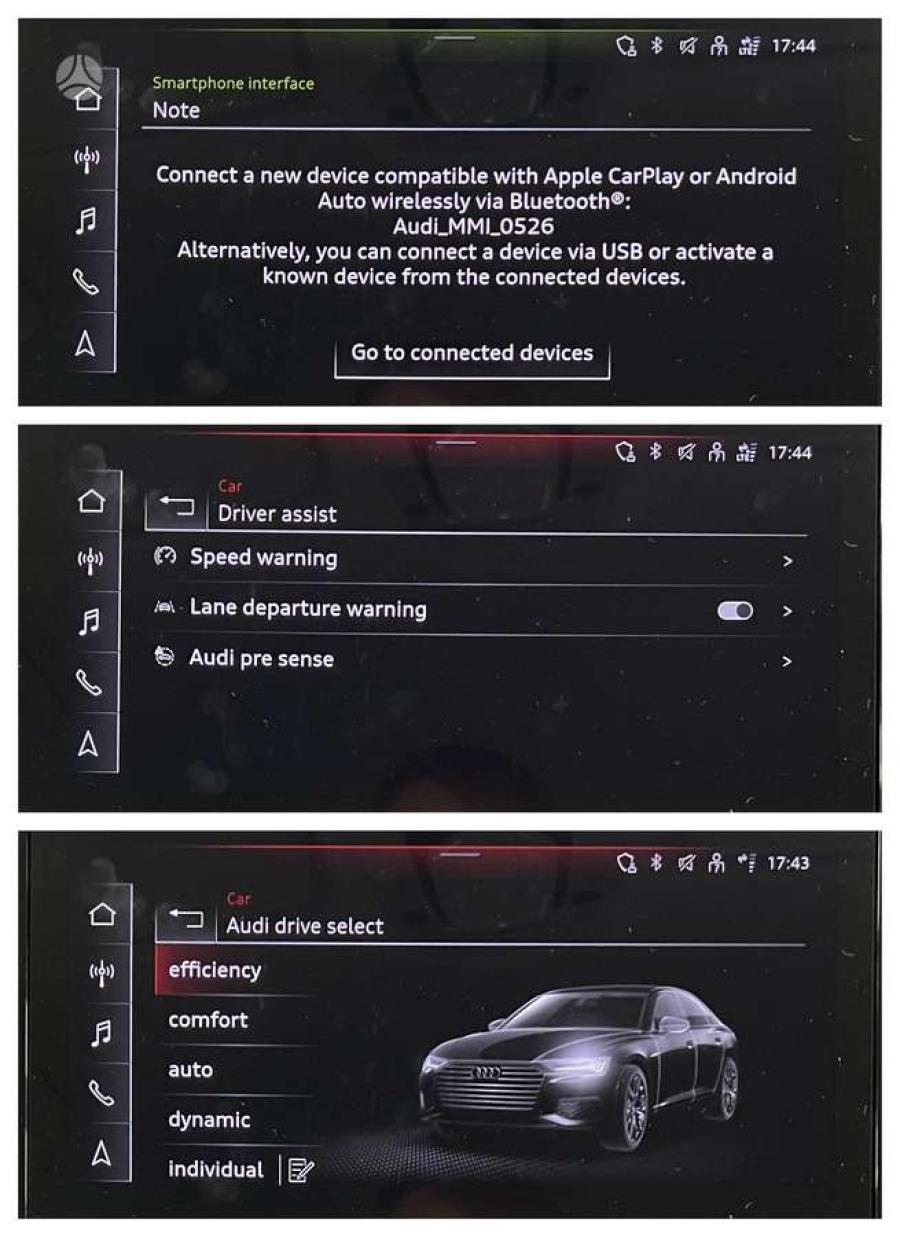 Zils Audi A6 2023 Kauņa, ar dzinēja tilpumu 1.97 L un nobraukumu 61 tūkst. km par 28800 €, foto 12 vietnē AUTOMOTO.COM.LV
