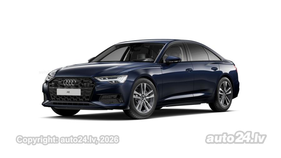 Zils Audi A6 2024 Tallina, ar dzinēja tilpumu 3.00 L un nobraukumu 52 tūkst. km par 49900 €, foto 1 vietnē AUTOMOTO.COM.LV