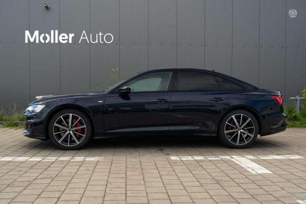 Blue Audi A6 2025 in Vilnius, with an engine capacity of 2.00 L and mileage of 19 thousand km for 49900 €, photo 2 on AUTOMOTO.COM.LV