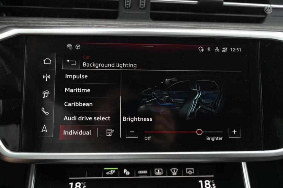 Zils Audi A6 2025 Viļņa, ar dzinēja tilpumu 2.00 L un nobraukumu 19 tūkst. km par 49900 €, foto 19 vietnē AUTOMOTO.COM.LV