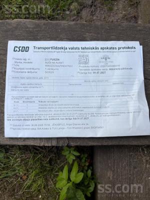 Синий Ауди А6 1994 в Валмиера, объемом двигателя 2.50 л и пробегом 500 тыс. км за 850 €, фото 9 на AUTOMOTO.COM.LV