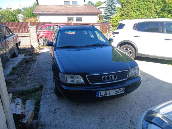 Blue Audi A6 1995 in Ukmerge, with an engine capacity of 2.46 L and mileage of 190 thousand km for 1999 €, photo 1 on AUTOMOTO.COM.LV