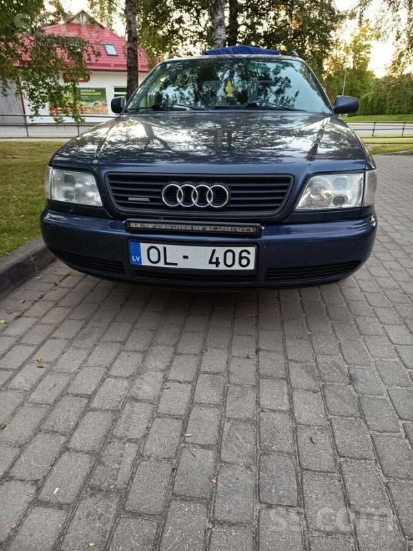 Zils Audi A6 1996 Alūksne, ar dzinēja tilpumu 2.50 L un nobraukumu 450 tūkst. km par 650 €, foto 1 vietnē AUTOMOTO.COM.LV