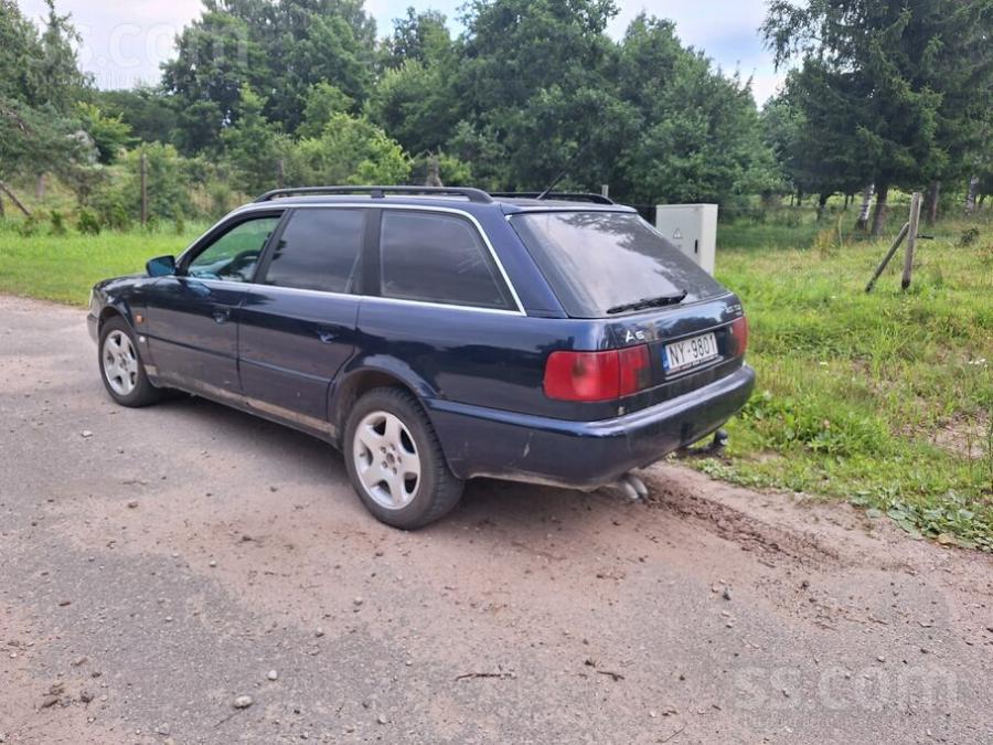 Синий Ауди А6 1996 в Мадона, объемом двигателя 2.50 л и пробегом 301 тыс. км за 2000 €, фото 1 на AUTOMOTO.COM.LV