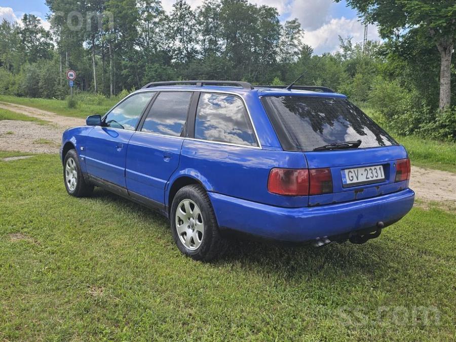 Синий Ауди А6 1996 в Алуксне, объемом двигателя 2.50 л и пробегом 499 тыс. км за 2400 €, фото 4 на AUTOMOTO.COM.LV