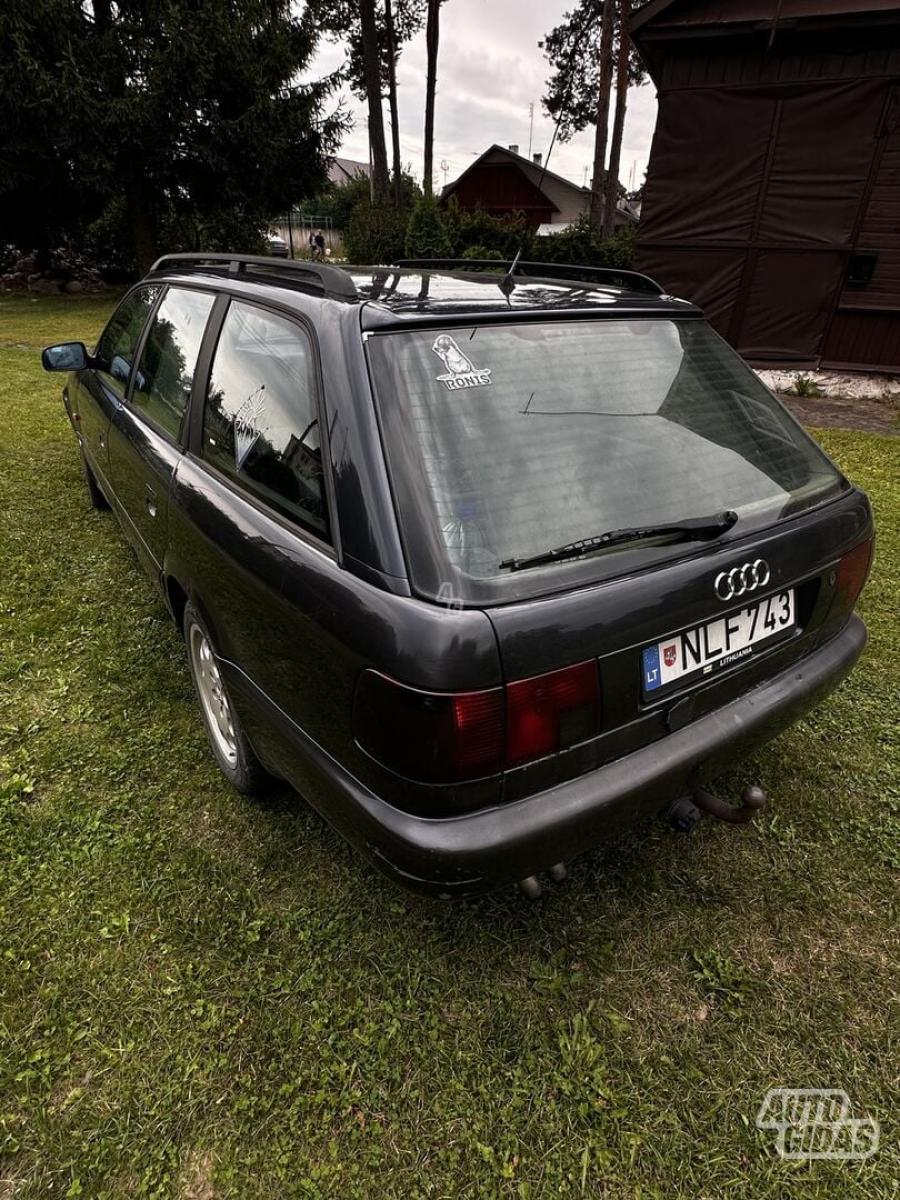 Blue Audi A6 1996 in Vilnius, with an engine capacity of 2.50 L and mileage of 501 thousand km for 1050 €, photo 11 on AUTOMOTO.COM.LV