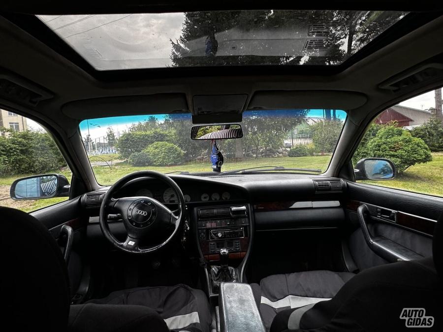 Blue Audi A6 1996 in Vilnius, with an engine capacity of 2.50 L and mileage of 501 thousand km for 1050 €, photo 12 on AUTOMOTO.COM.LV