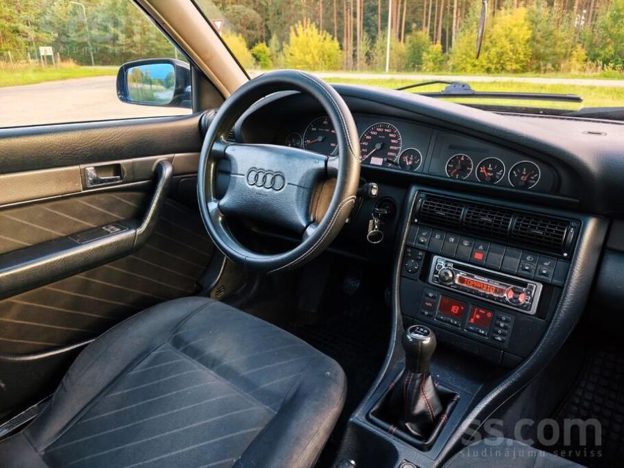 Blue Audi A6 1996 in Daugavpils, with an engine capacity of 2.50 L and mileage of 504 thousand km for 790 €, photo 6 on AUTOMOTO.COM.LV